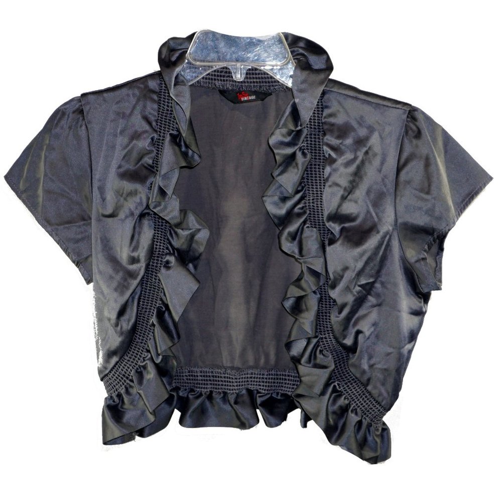 1955 Vintage Ruffly Crop Top Euc - Gem